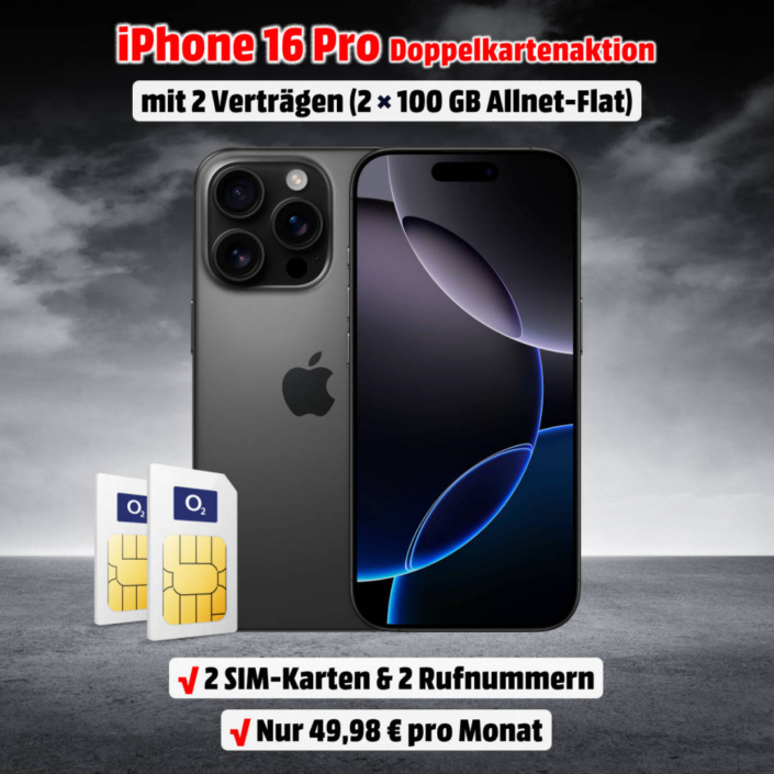 iPhone 16 Pro mit Vertrag – Die besten Angebote mit Handyvertrag!